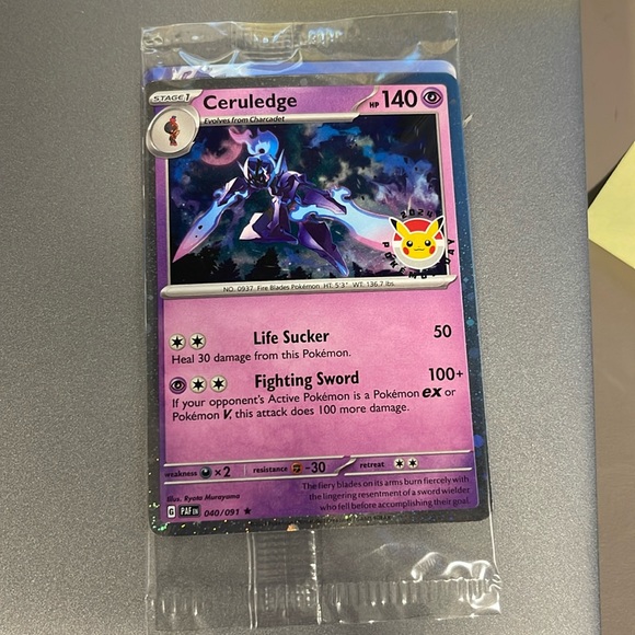 Pokemon | Other | Pokmon Ceruledge 224 Promo | Poshmark